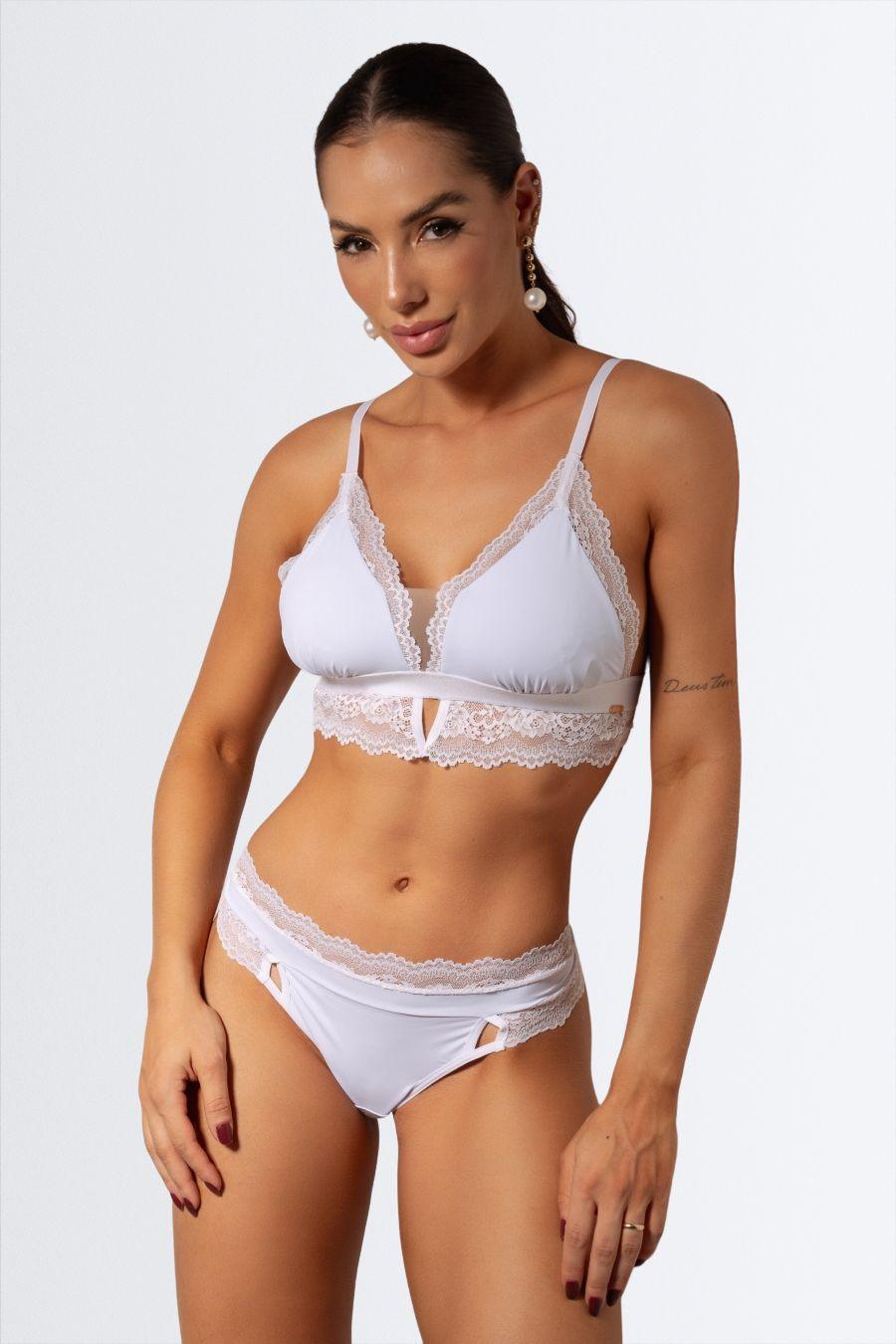 Conjunto Lingerie Renda Confortável | Nuance Lingerie